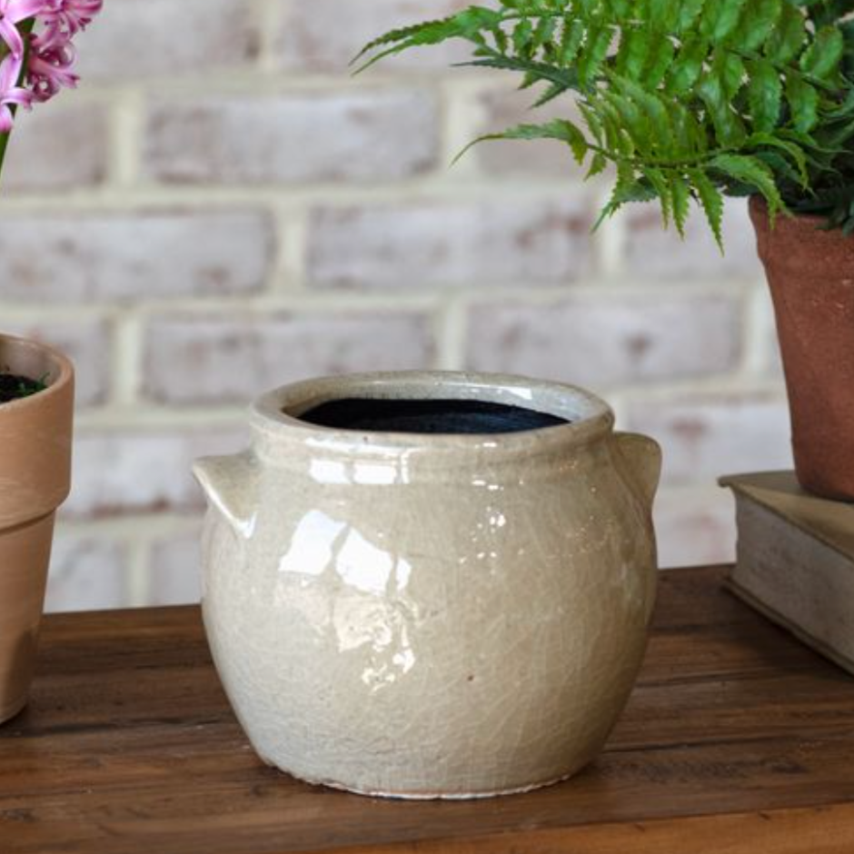 Ceramic Crock Planter – Hattie & Elsie